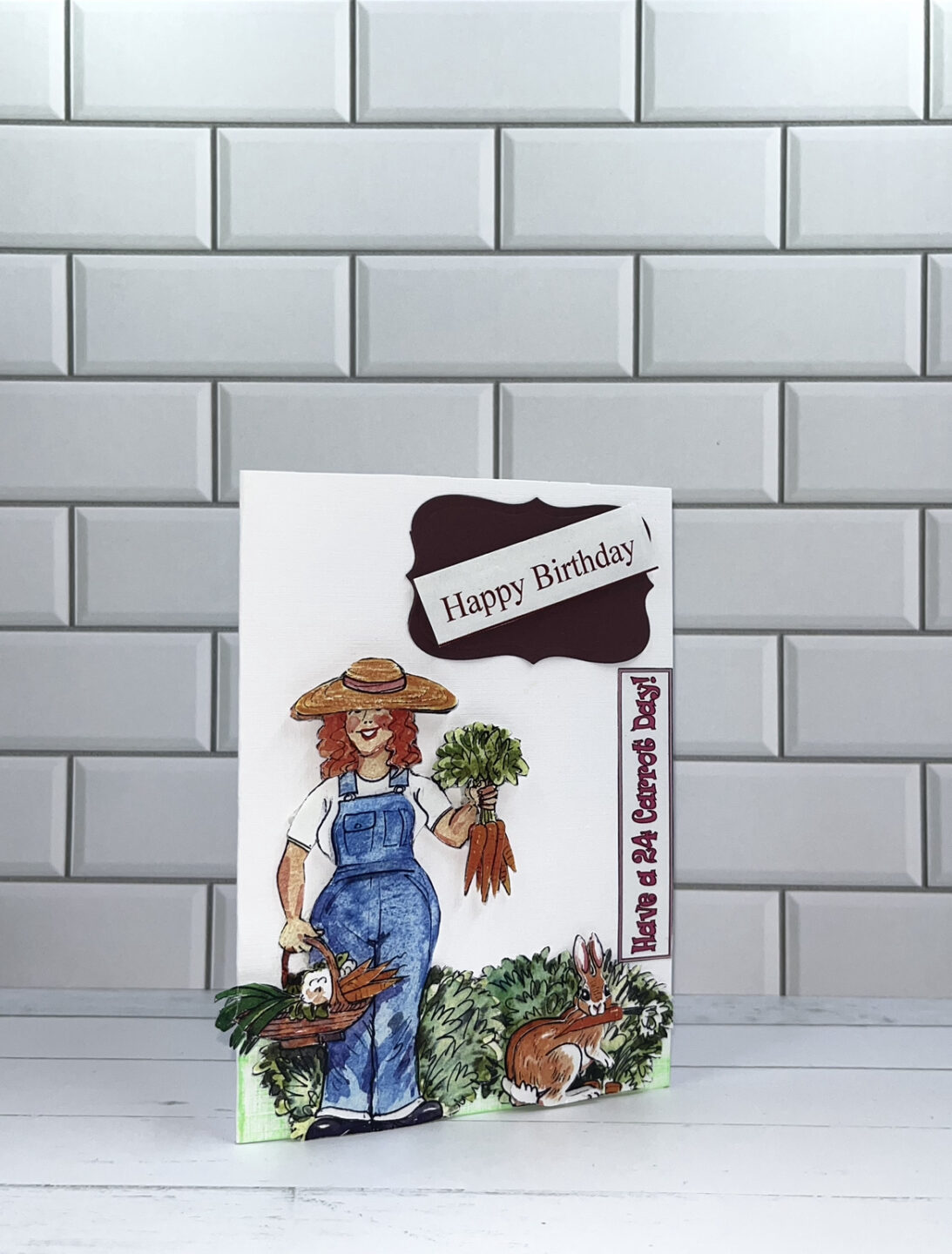 Carrot Lady in the garden – Light House Creations